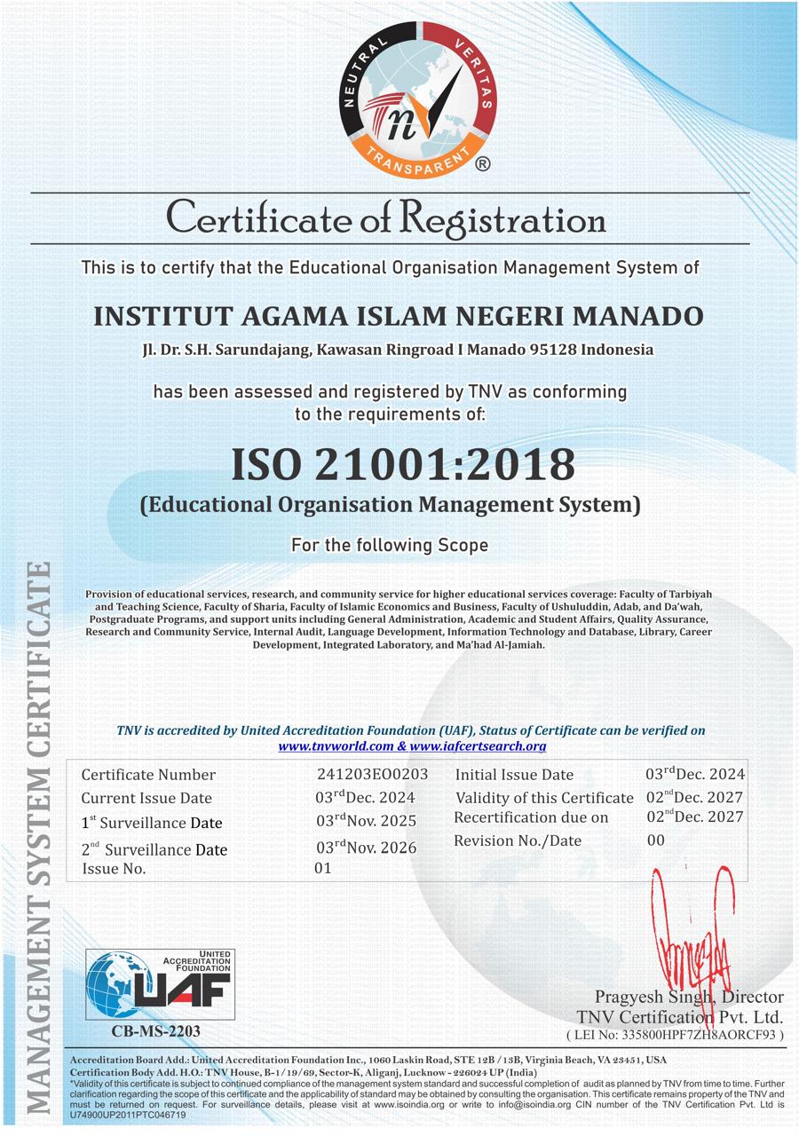 Kampus Multikultural - IAIN Manado